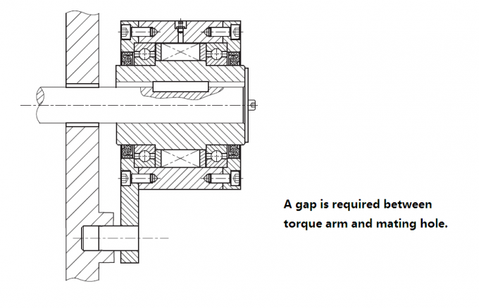 One Way 2100N.M Torsi Conveyor Belt Backstop Untuk Bucket Elevator
